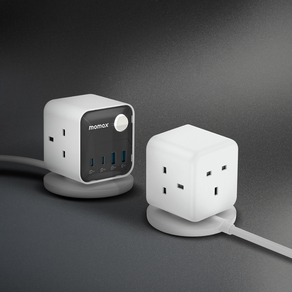Momax 1-Charge Work Flow 3-Outlet Power Cube With USB - Image 3
